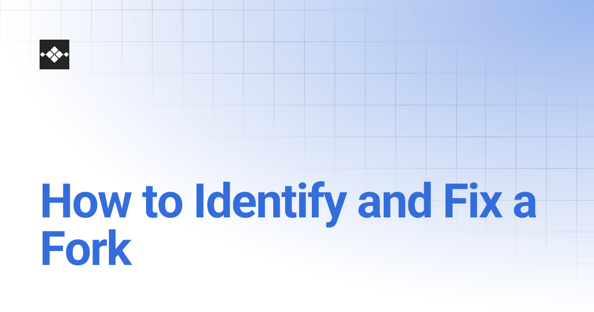 How to Identify and Fix a Fork | Docs | DECENOMY